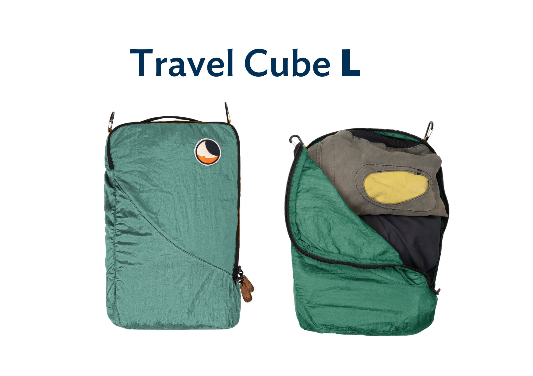 Travel Cube Large - 6.3L Ultralight Packing Cube with Carabiners