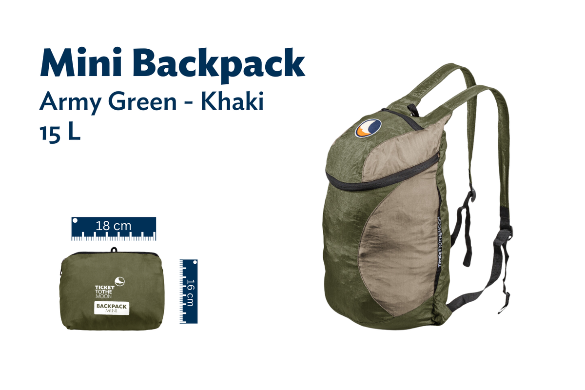MINI BACKPACK 15L - Ultralight foldable backpack for travel and everyd